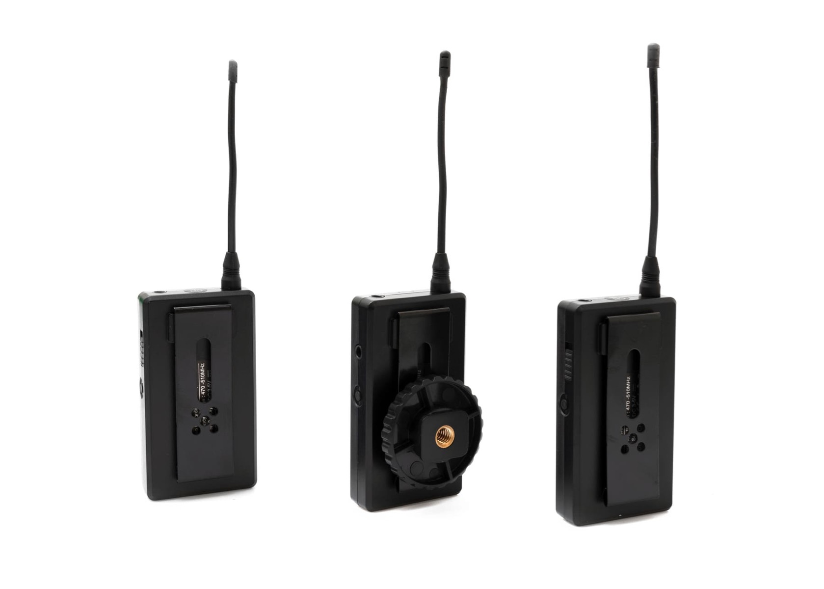 Set 2 microfoane lavaliera wireless CKMOVA UM100, Negru - eMAG.ro